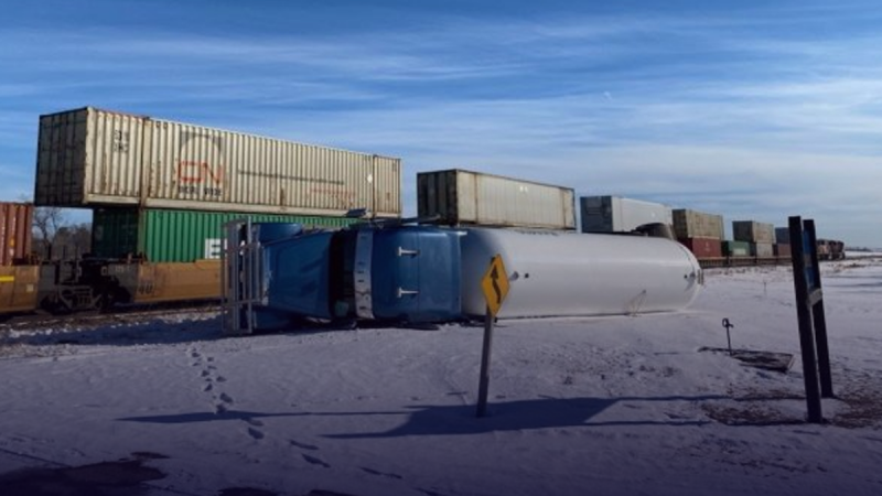 Train derailment forces evacuation from Swalwell, Alberta | True North