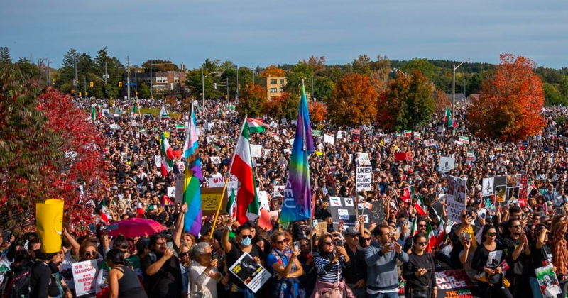 50,000 people protested Iranian regime in Richmond Hill | True North
