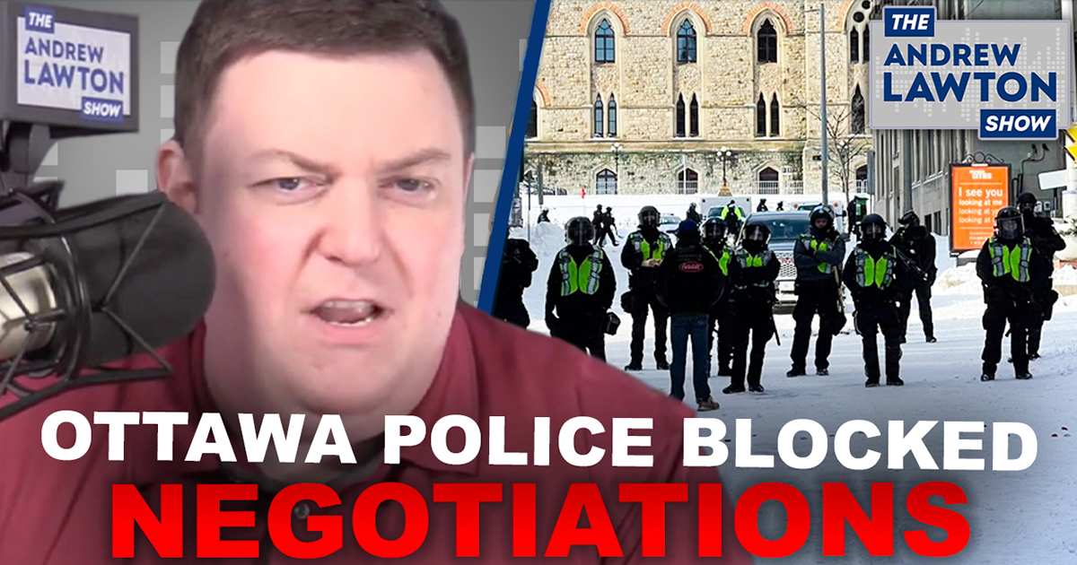 The Andrew Lawton Show | Police officer testifies he was ordered to ...