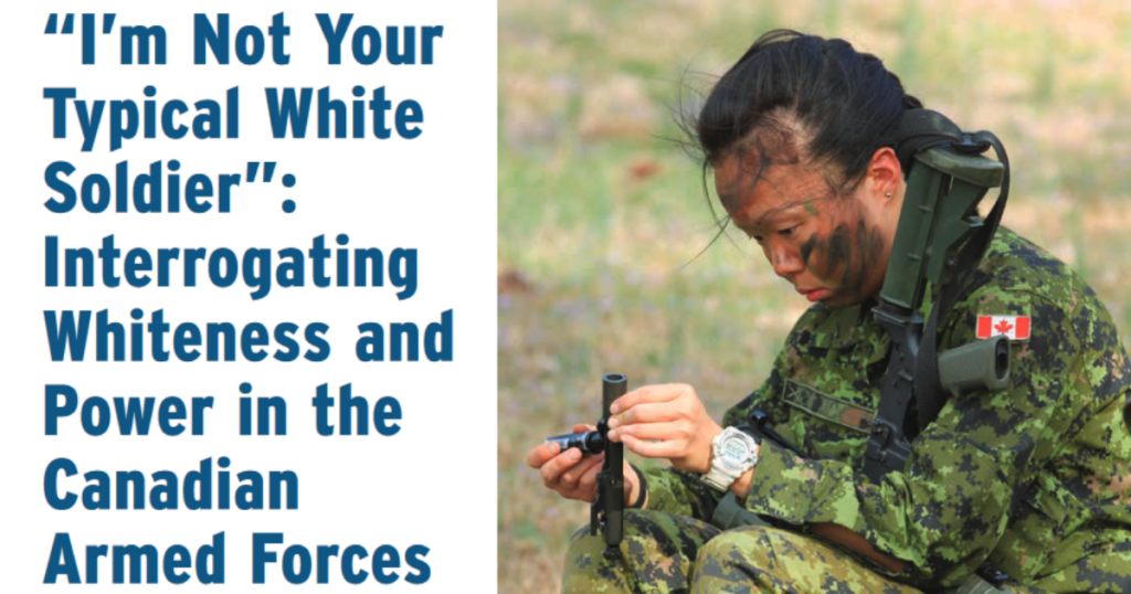 Military full of white supremacy, patriarchy, official Canadian Armed Forces journal says | True ...