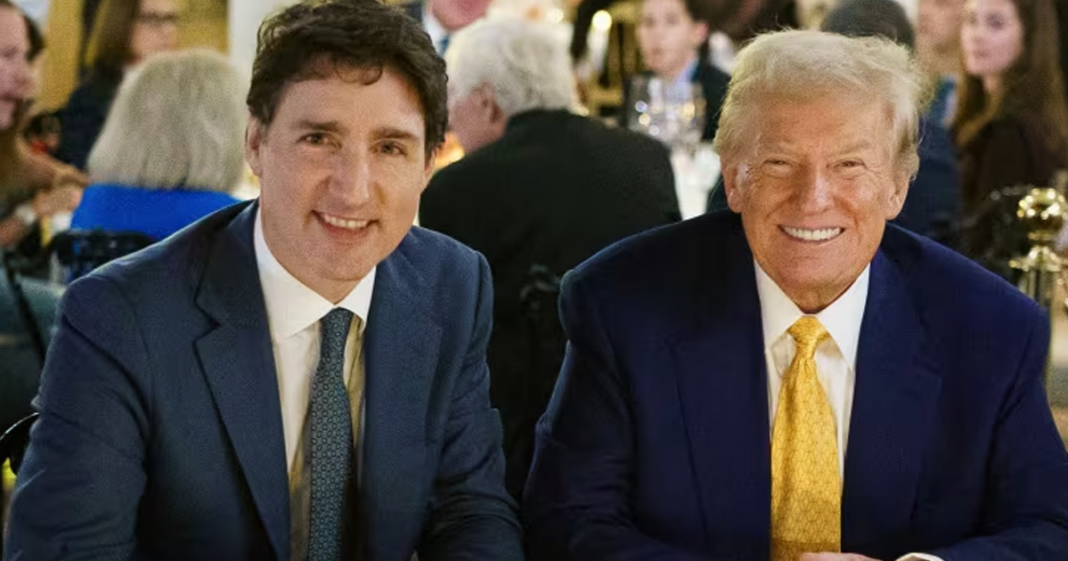 Ratio’d | Justin Trudeau EATS CROW at Mar-A-Lago with Donald Trump ...